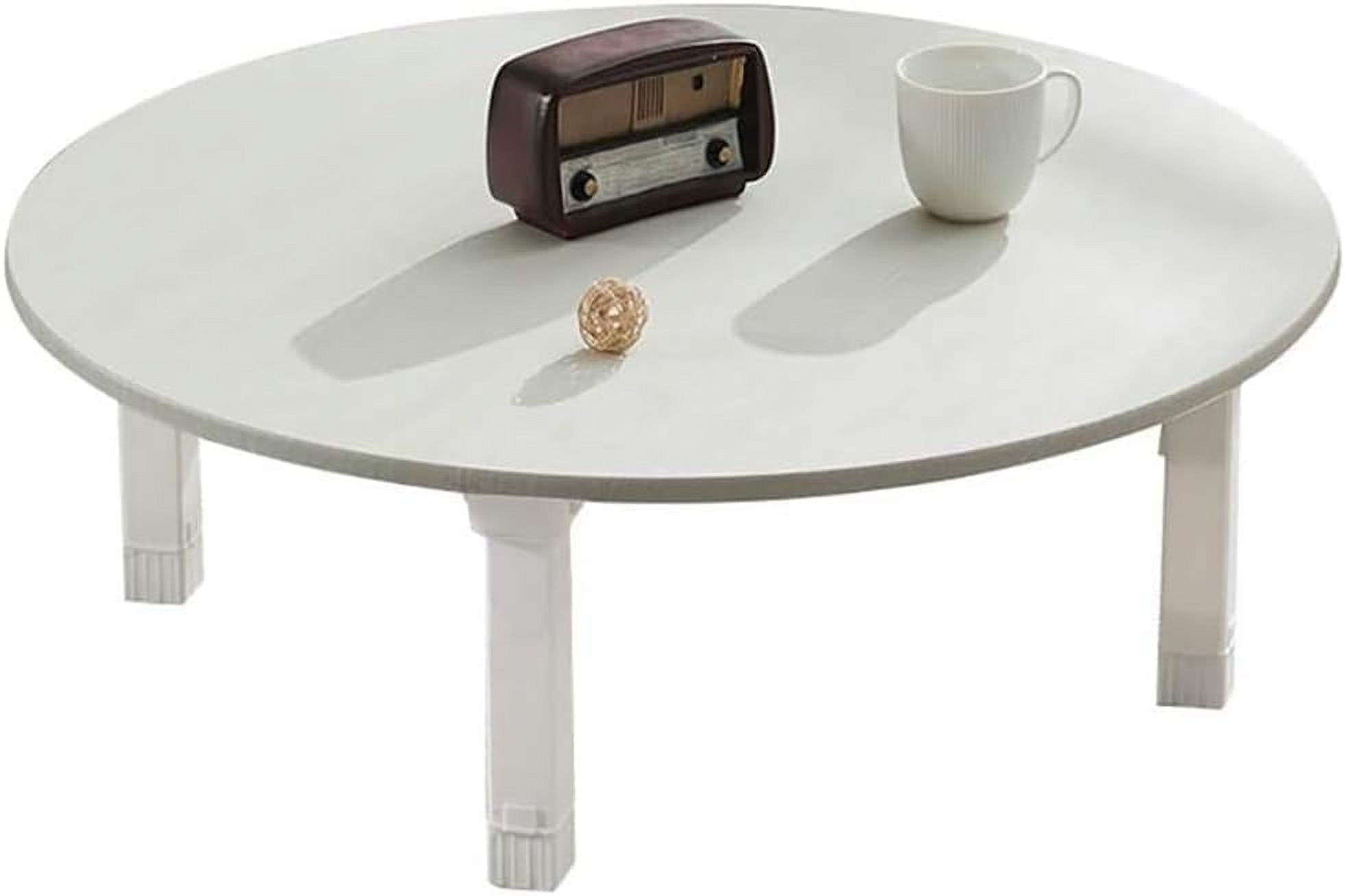 Folding Table, Japanese Style Low Round Table, Coffee Table, Dining ...