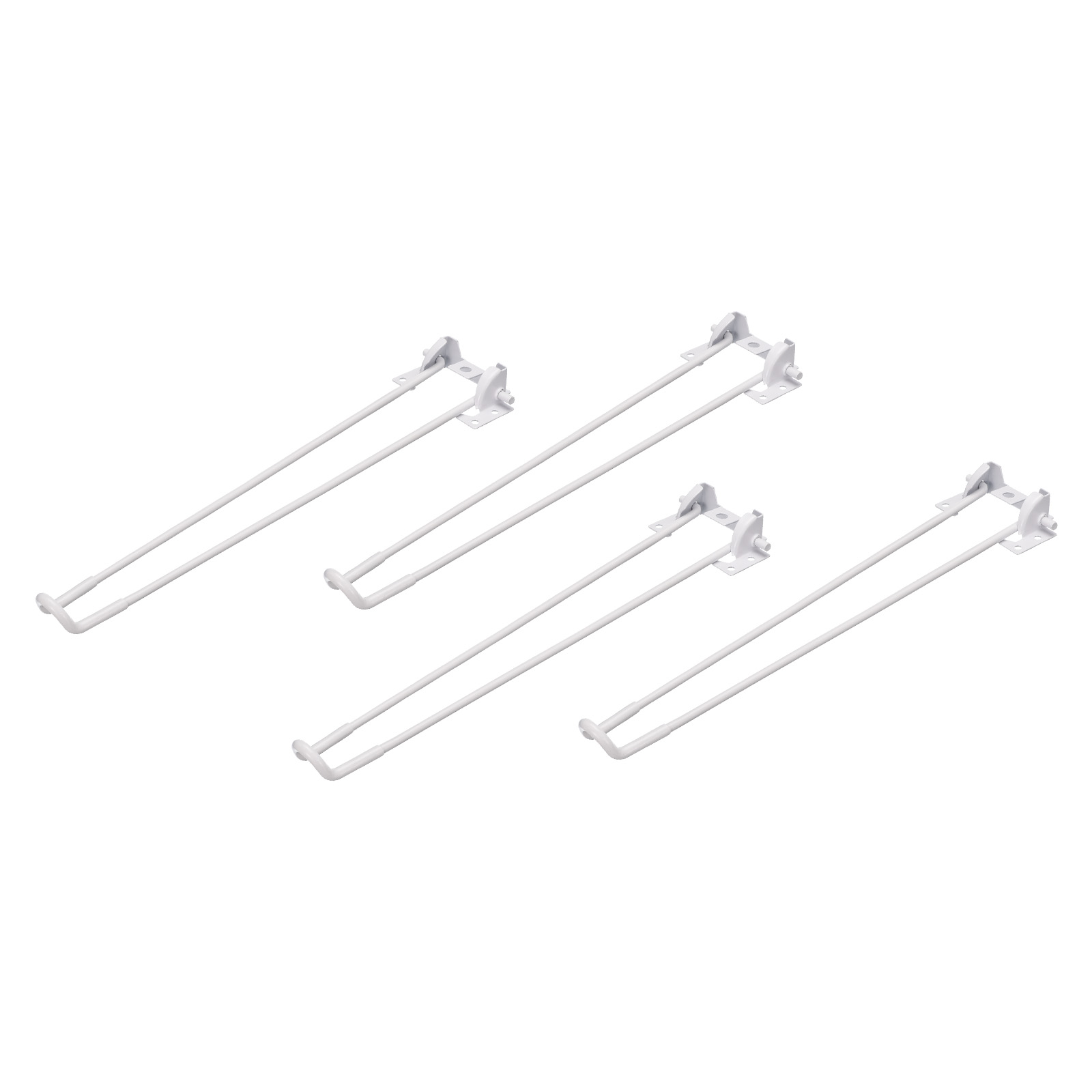 Folding Table Legs, 4 Pack 42cm(16.5") Metal Foldable Coffee Table Legs ...