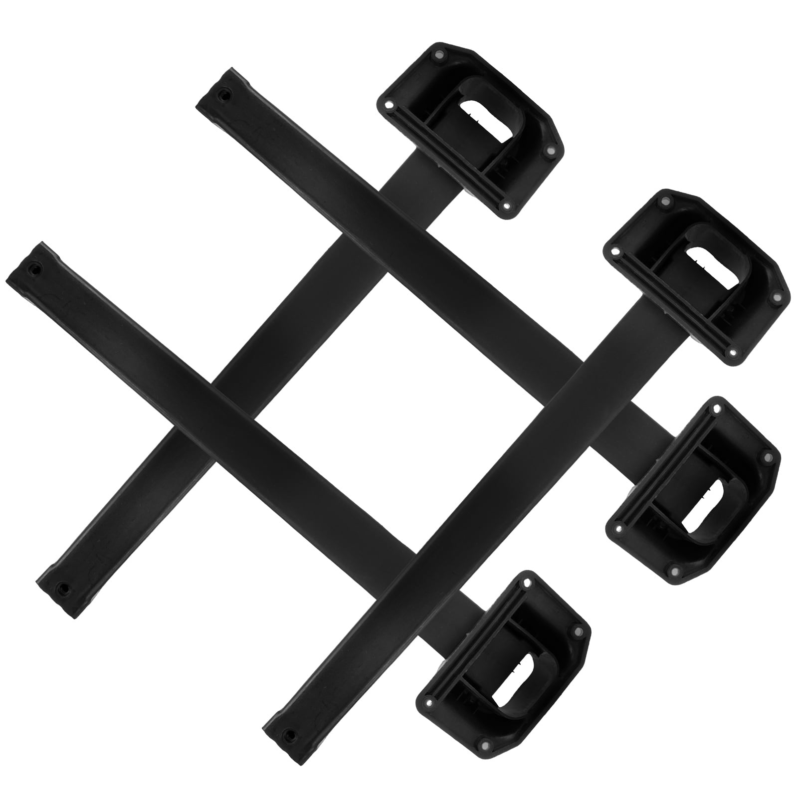 SEWOART Back to School Table Leg Extensions Table Legs Black Plastic ...