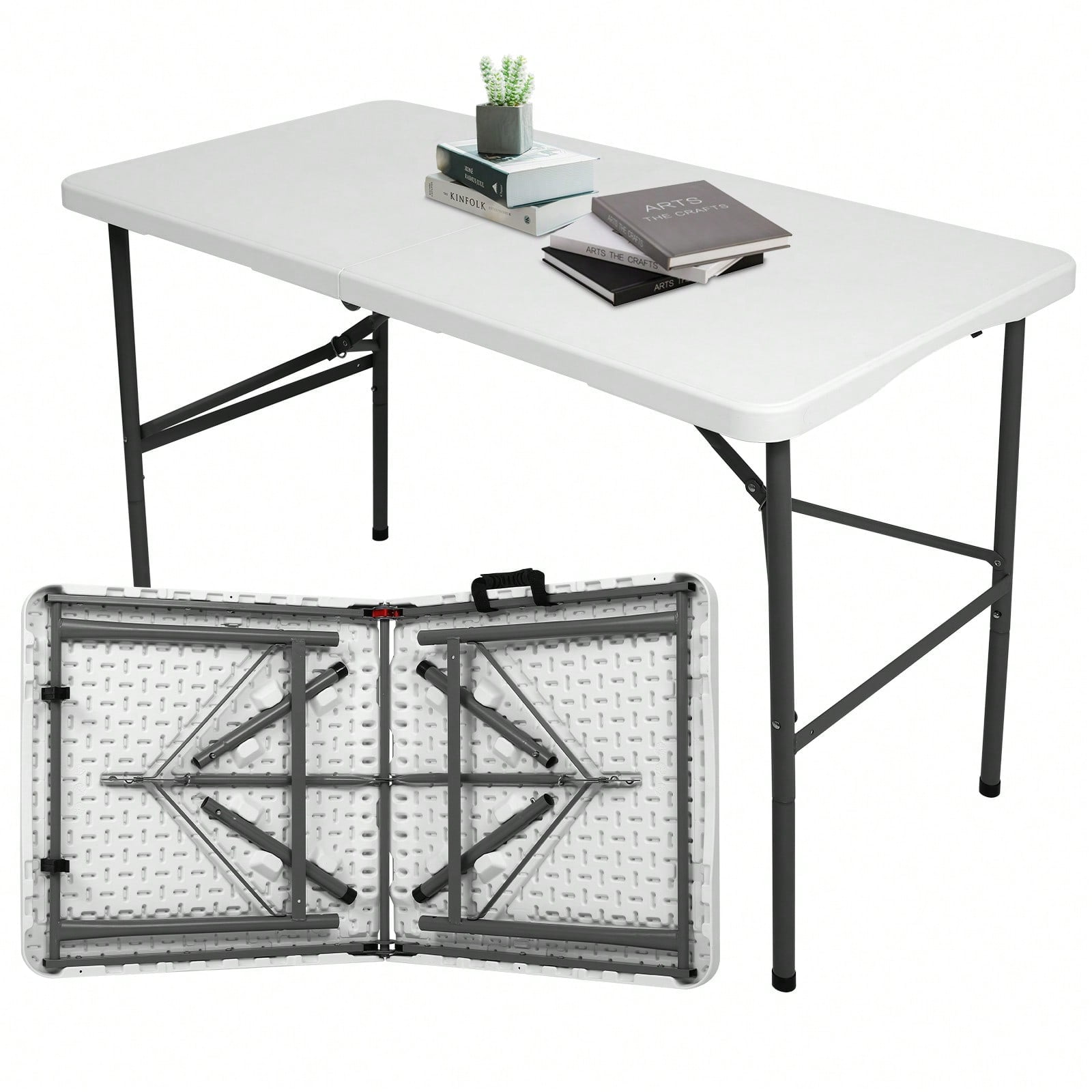 Folding Table, Lightweight Portable Table For Indoor & Outdoor, Picnic ...