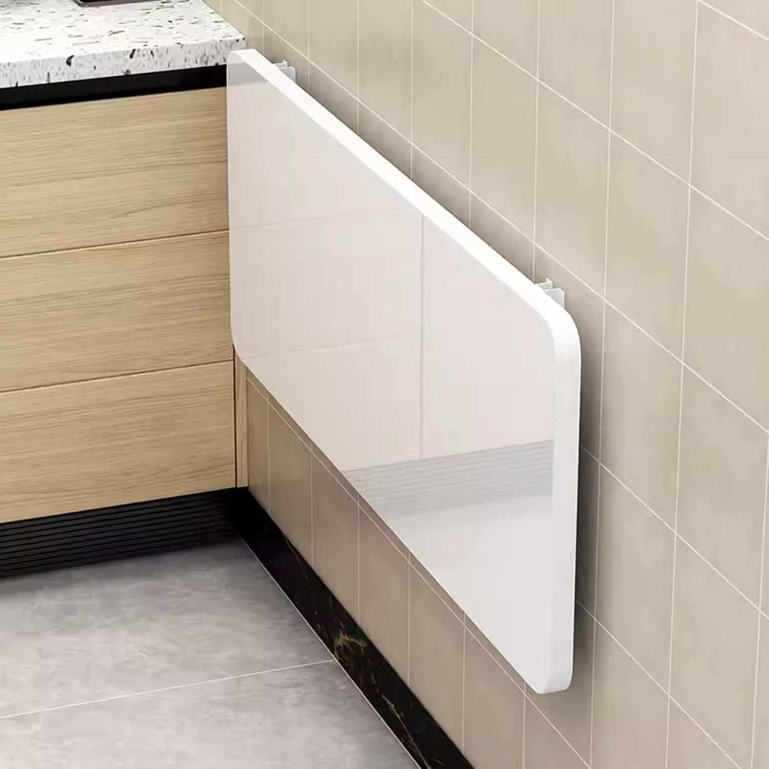 Folding TableWall Mounted for Kitchen Laundry Room Drop-Leaf Dining ...