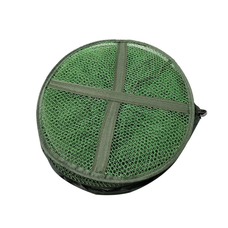 Folding Telescoping Quick-drying Nylon Mesh Fishing Basket Dip Nets ...