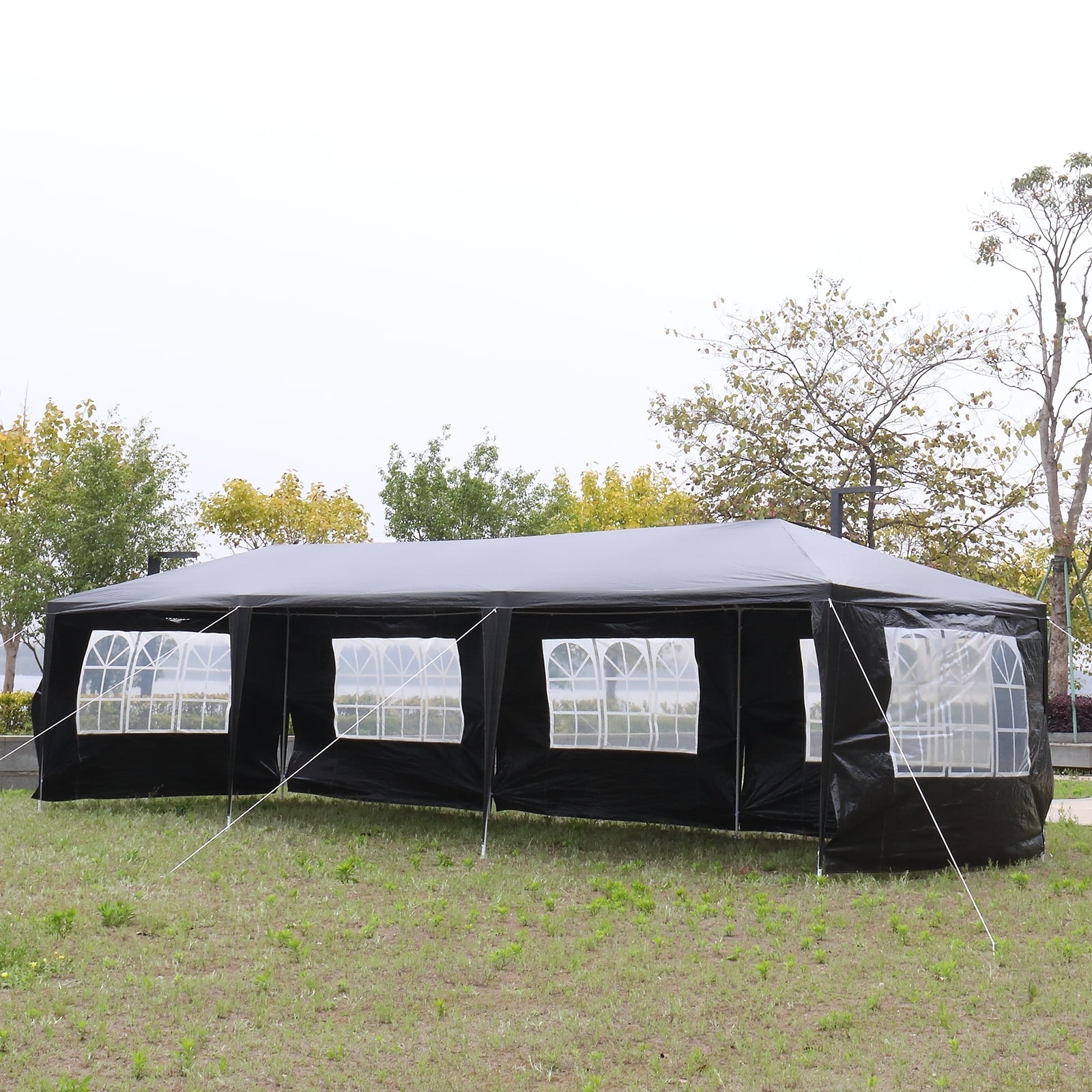 Folding Tent Canopy 10x30 Outdoor Canopy with 8 Sidewalls, Waterproof ...
