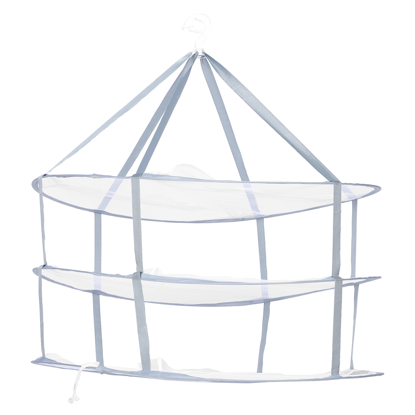 Folding Three Layers Rack Drying Basket Clothing Drying Net Rack ...