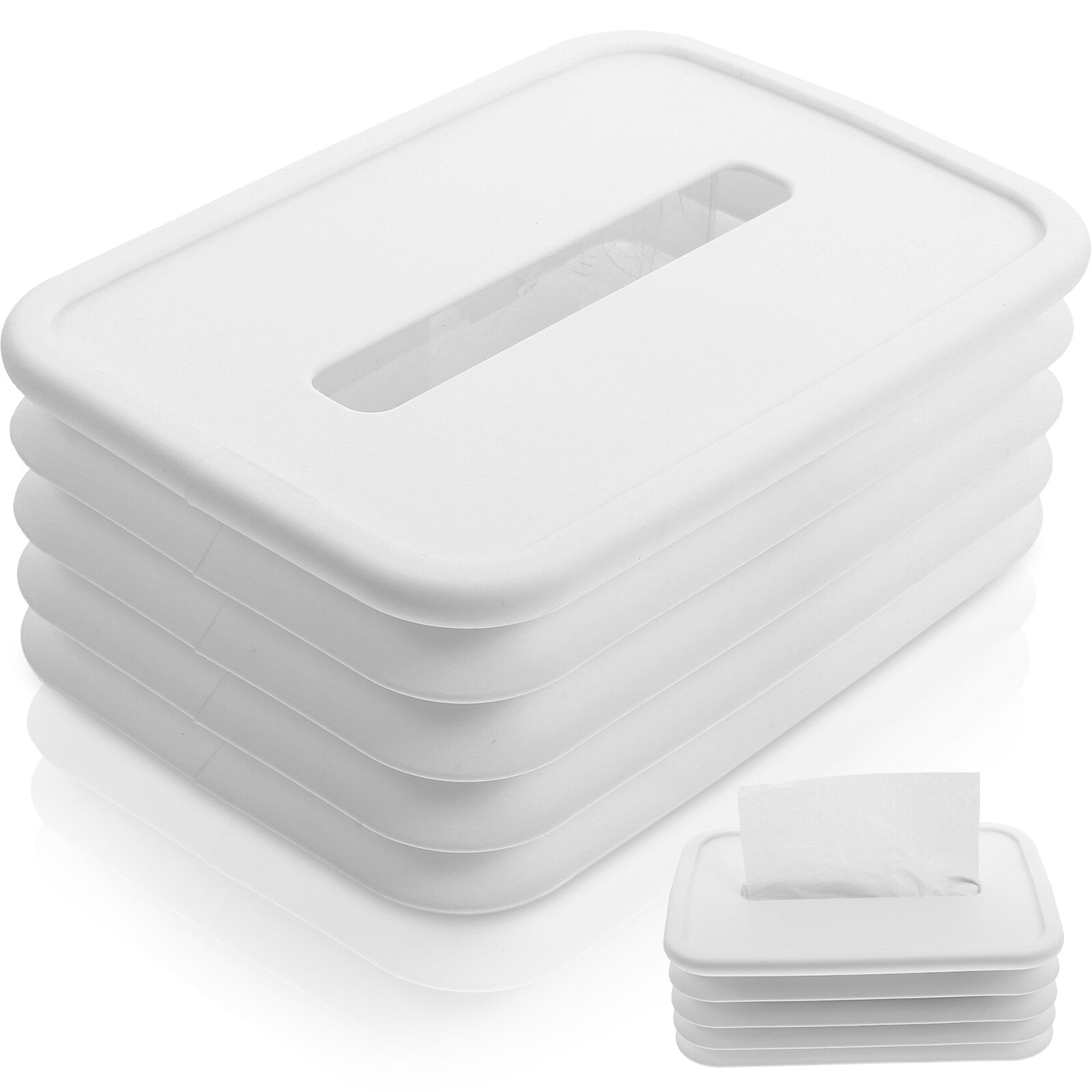 Folding Tissue Box Paper Napkins Silicone Tissue Boxes Tissue Box ...