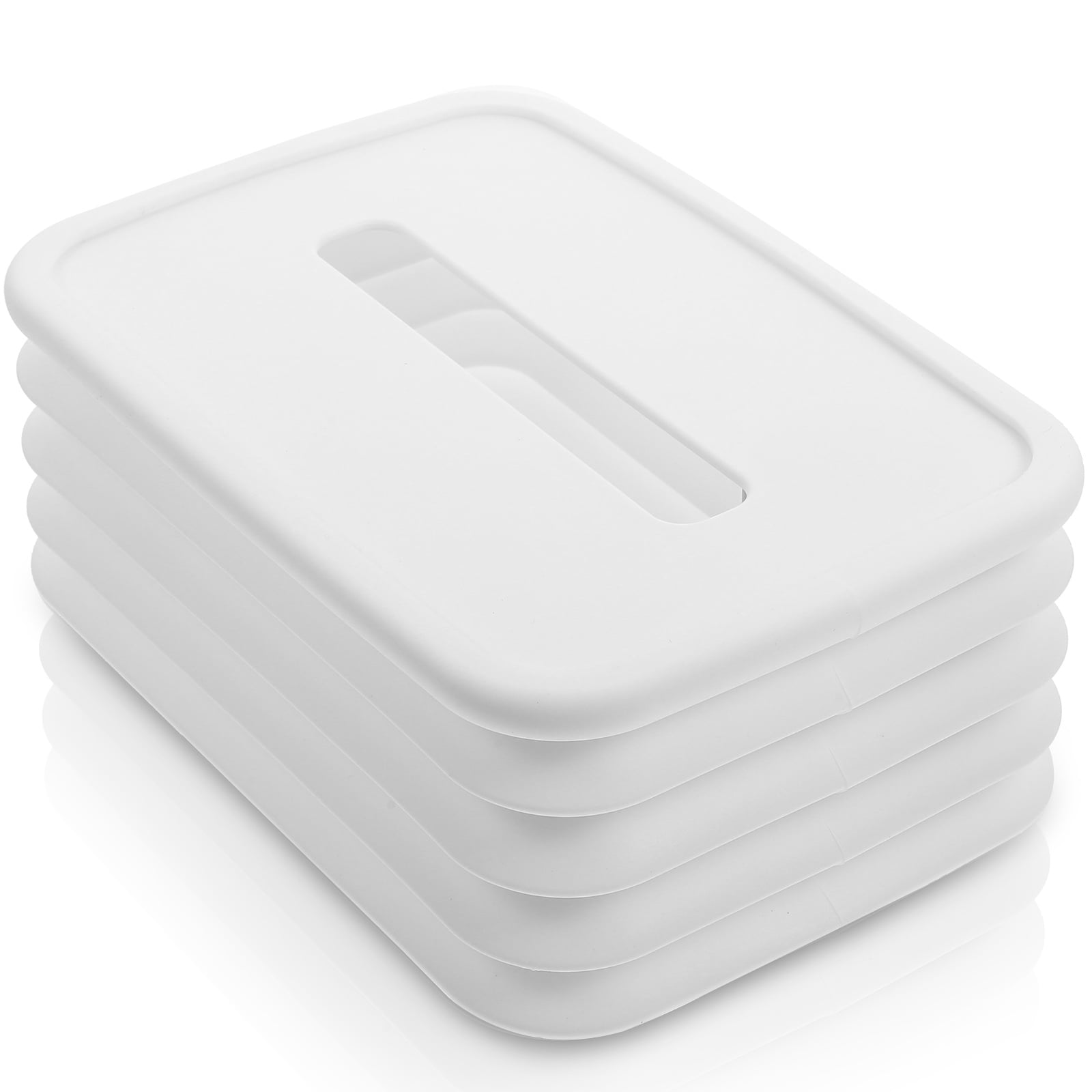 Folding Tissue Box Tissues Cube Boxes Storage Containers with Lids ...