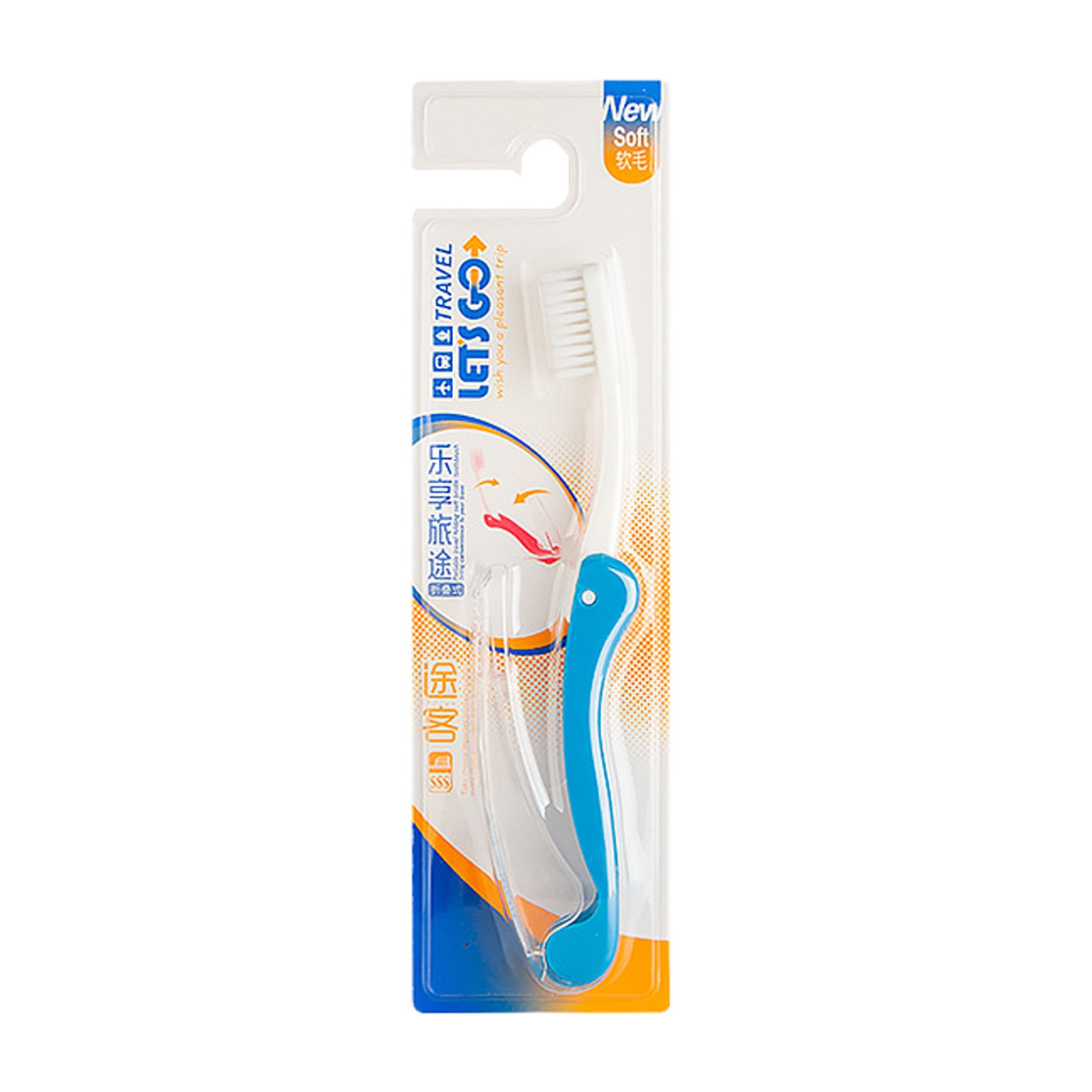 Folding Toothbrush, Travel Toothbrush Medium Mini Toothbrush with ...