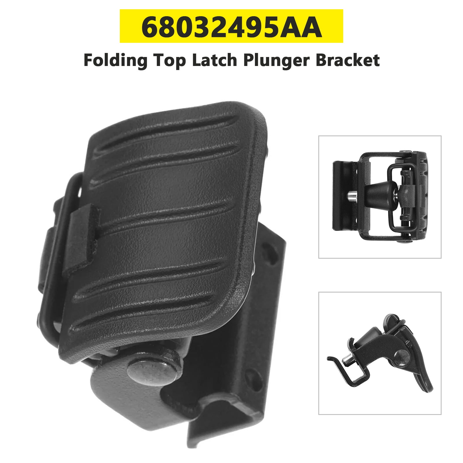 Folding Top Latch Plunger Bracket 68032495AA for Jeep Wrangler 2007 ...