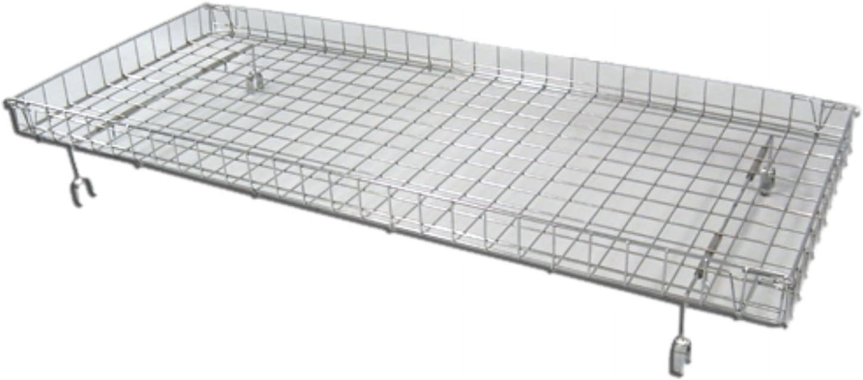Folding Top Shelf Basket for Double Bar Rolling Salesman Rack - Walmart.com