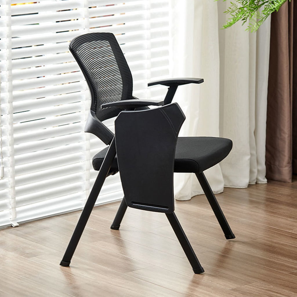 Folding Training Chair with Table Board,Staff Office Chair Meeting ...