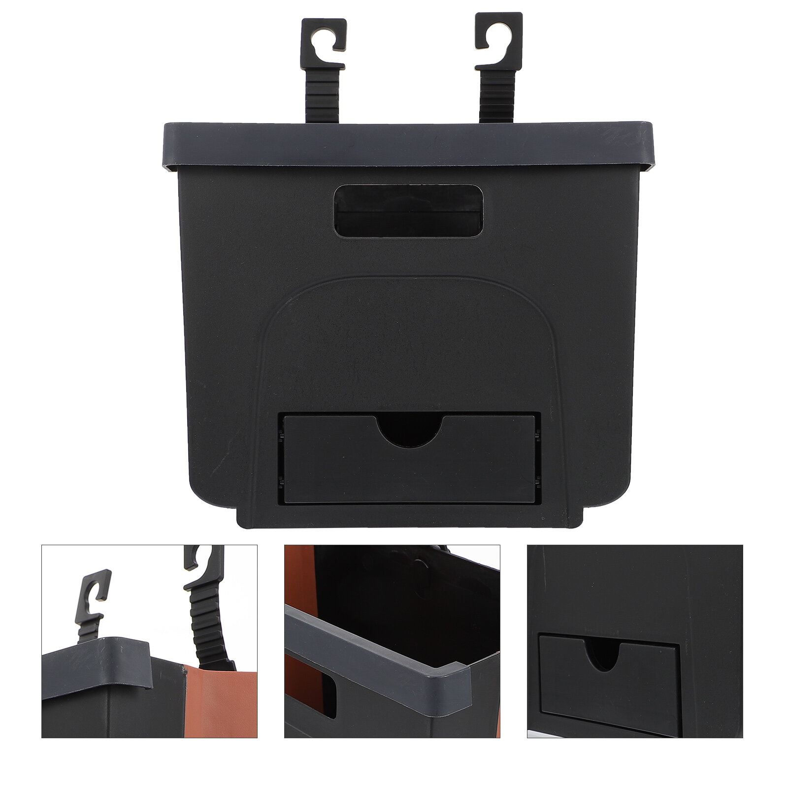 Folding Trash Can Car Garbage Can Hanging Litter Container Waste Bin ...