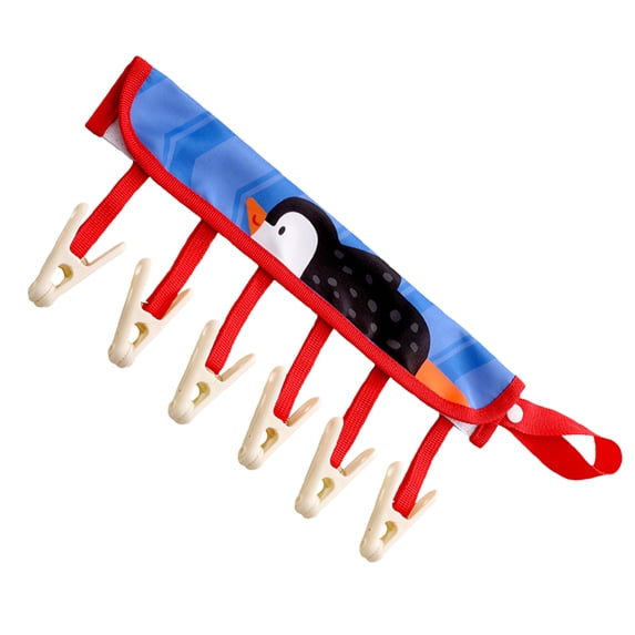 Folding Travel Clothes Hanger, Multiple Clips Towel Drying Rack ...
