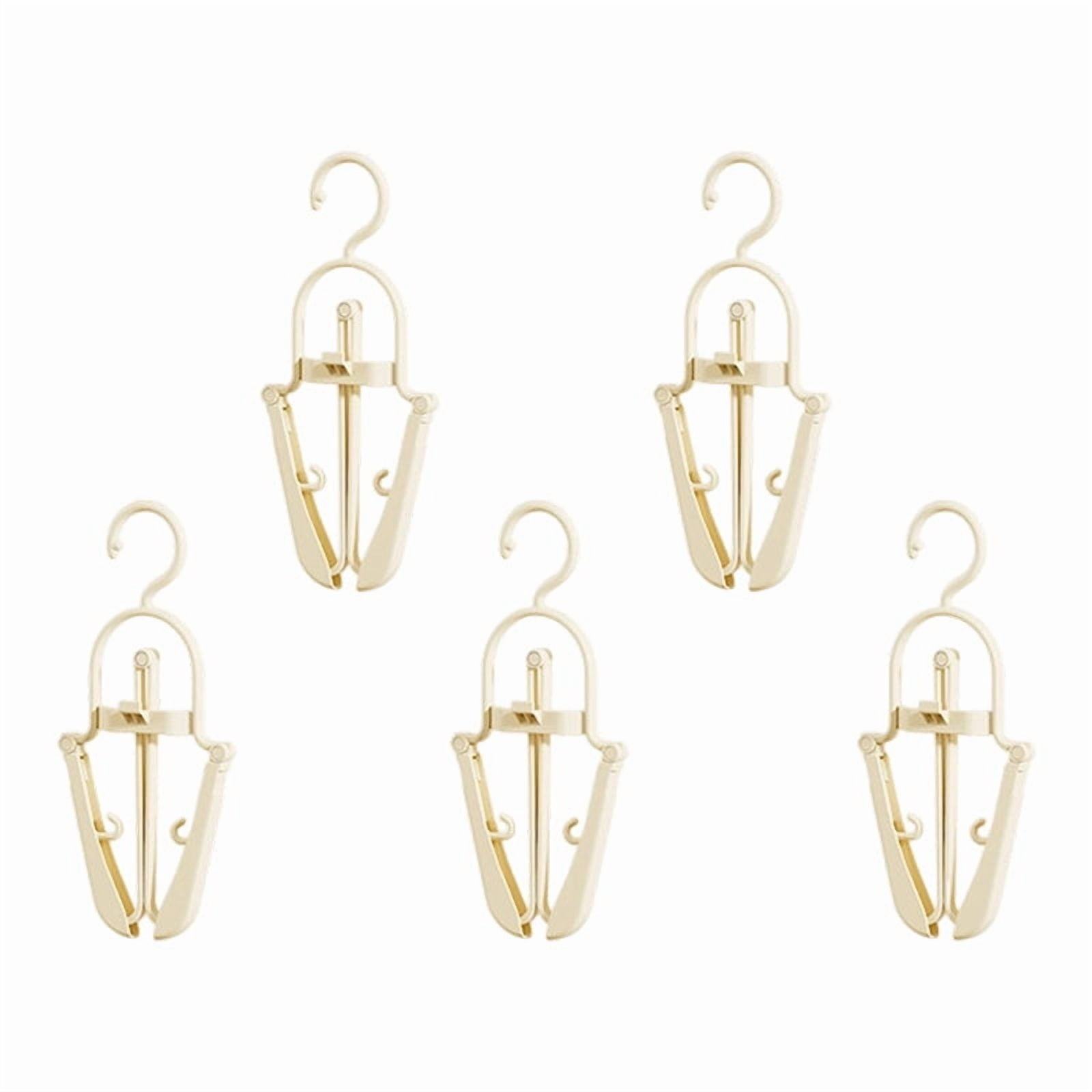 Folding Travel Hangers, Multi-Functional Collapsible Hangers, Non-Slip ...