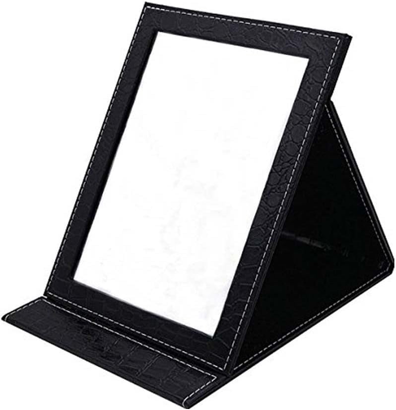 Folding Travel Mirror - Crystal-Clear HD Vanity Mirror with Adjustable ...