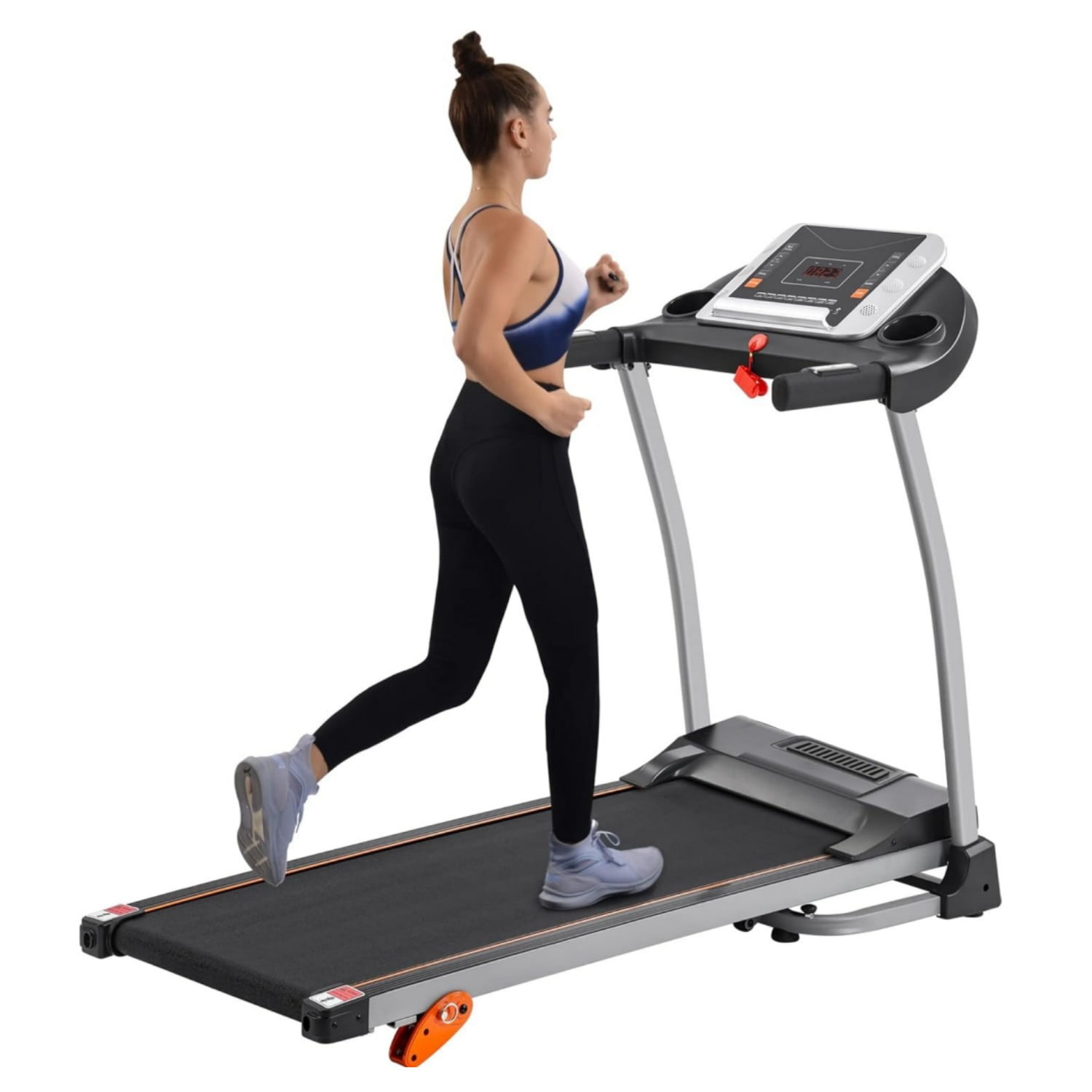 Superfit 2.5HP Motorized Folding Treadmill with Incline, Compact Design ...