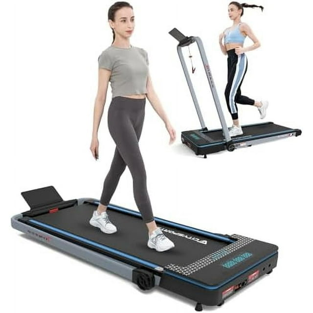 Folding Treadmill, Compact Foldable Treadmill, Electric Treadmill 1400W ...