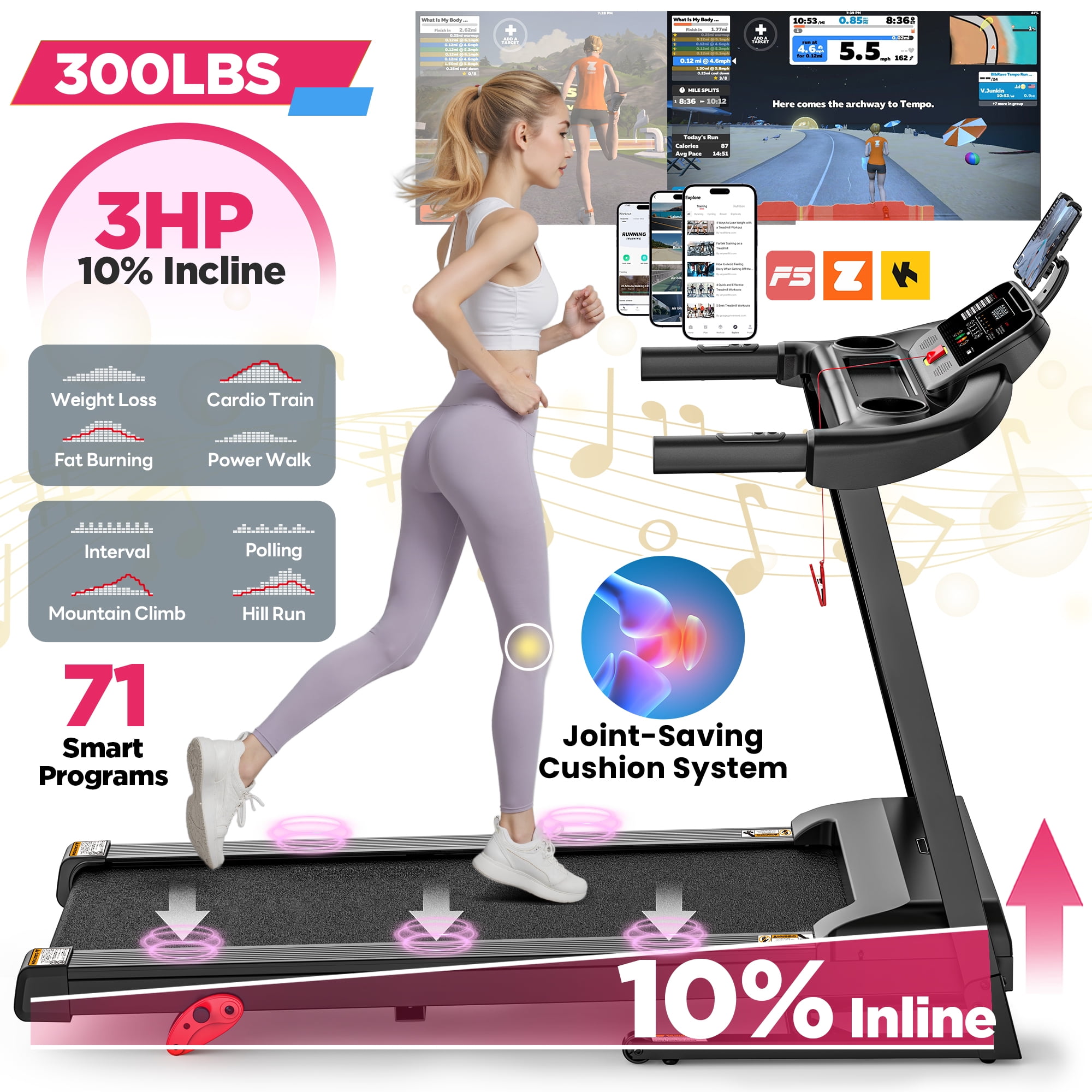 Famistar JK1607 Motorized Treadmill - Portable for Home Jogging ...