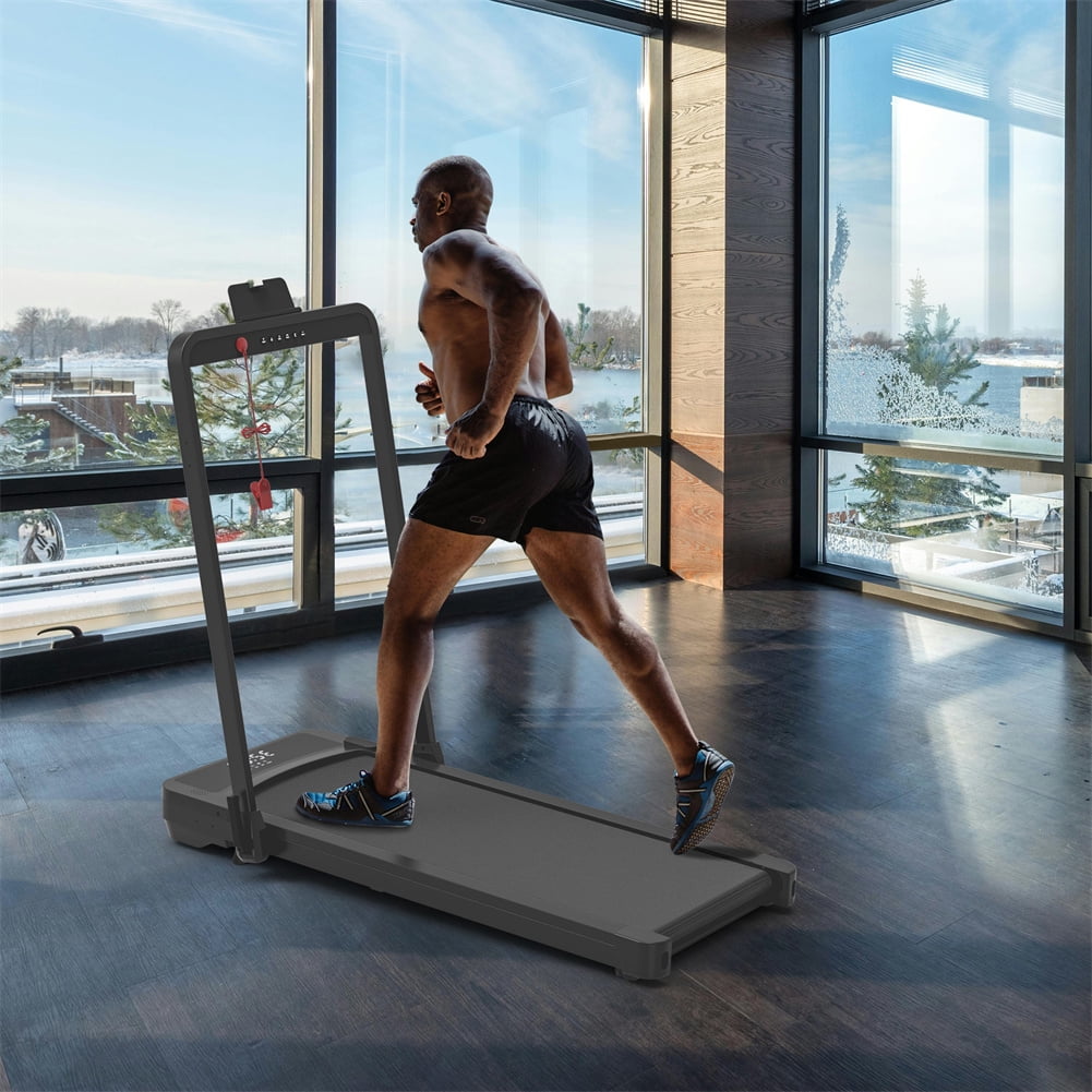 Folding Treadmills Walking Pad Treadmill with 0.75HP Powerful Silent ...