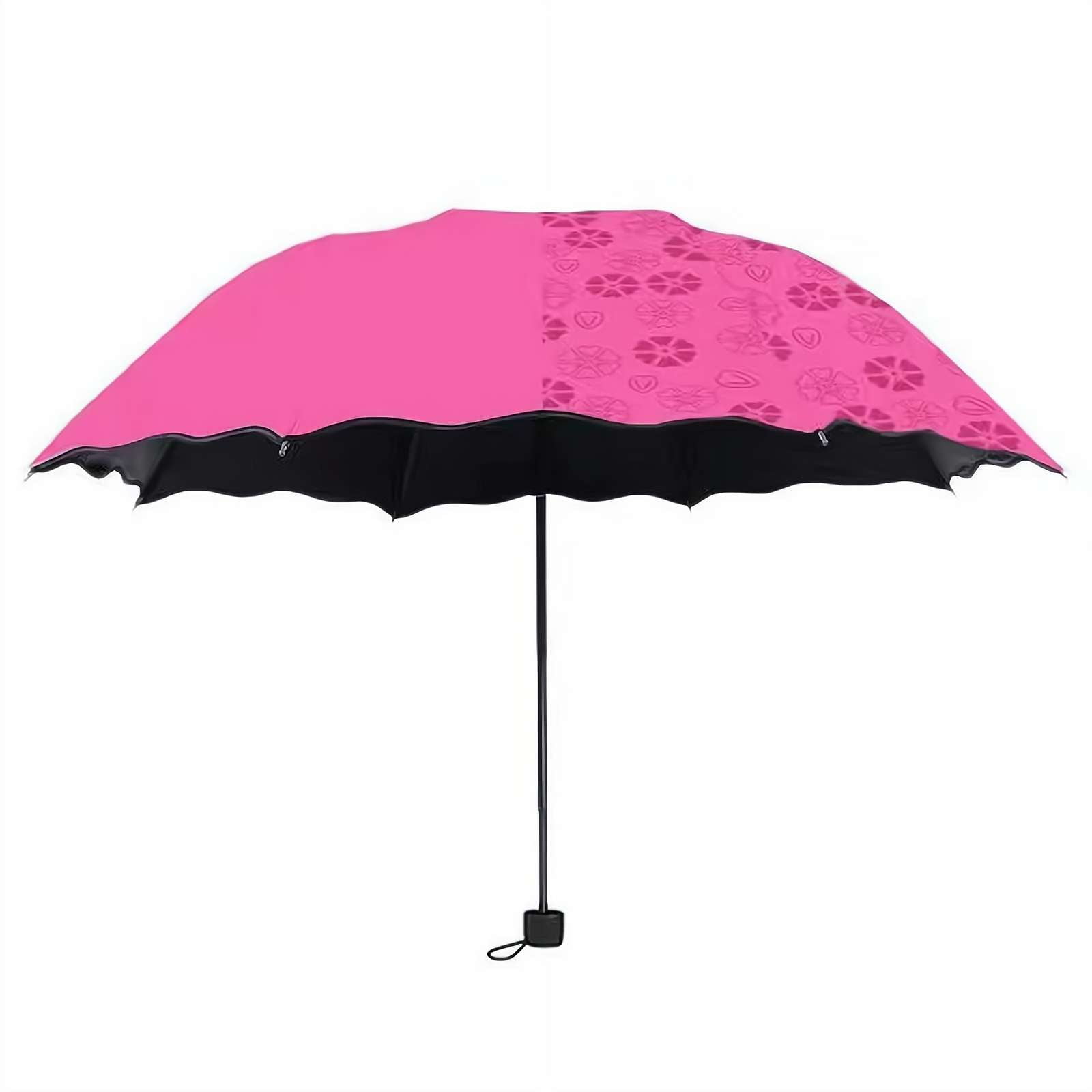 Folding Umbrella Blossoms in Water, Manual Portable Compact Travel ...
