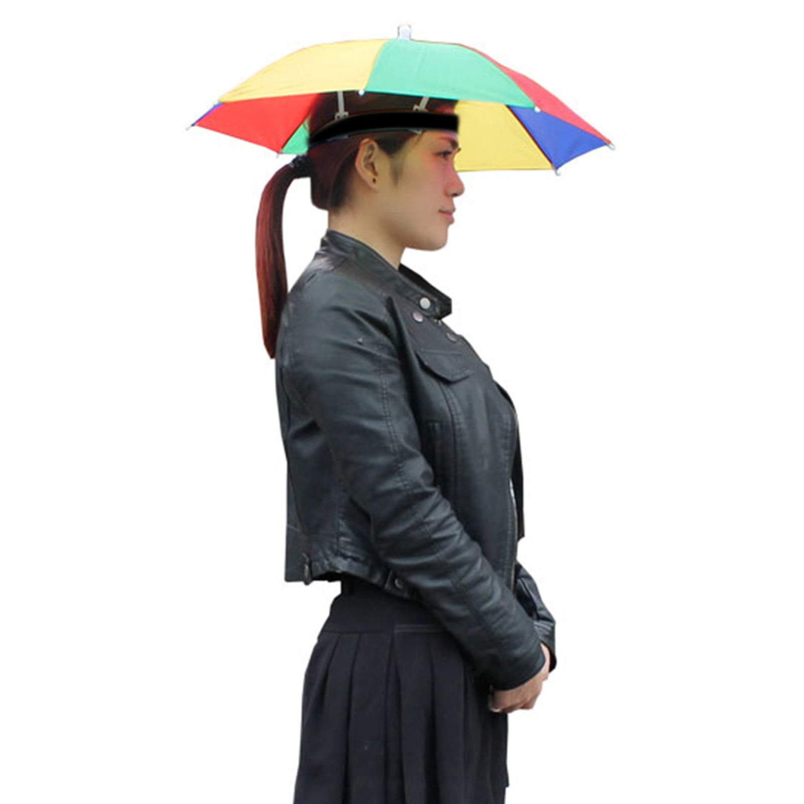 Folding Umbrella Hat Overhead Fishing Umbrella Hat, Great for Fishing ...