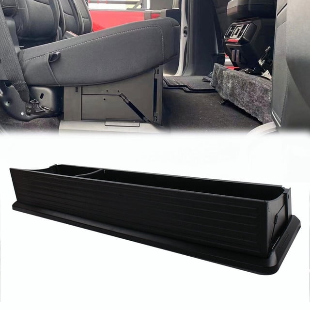 Folding Under Rear Seat Storage Box for 2017-2023 Ford F250 F-250 ...