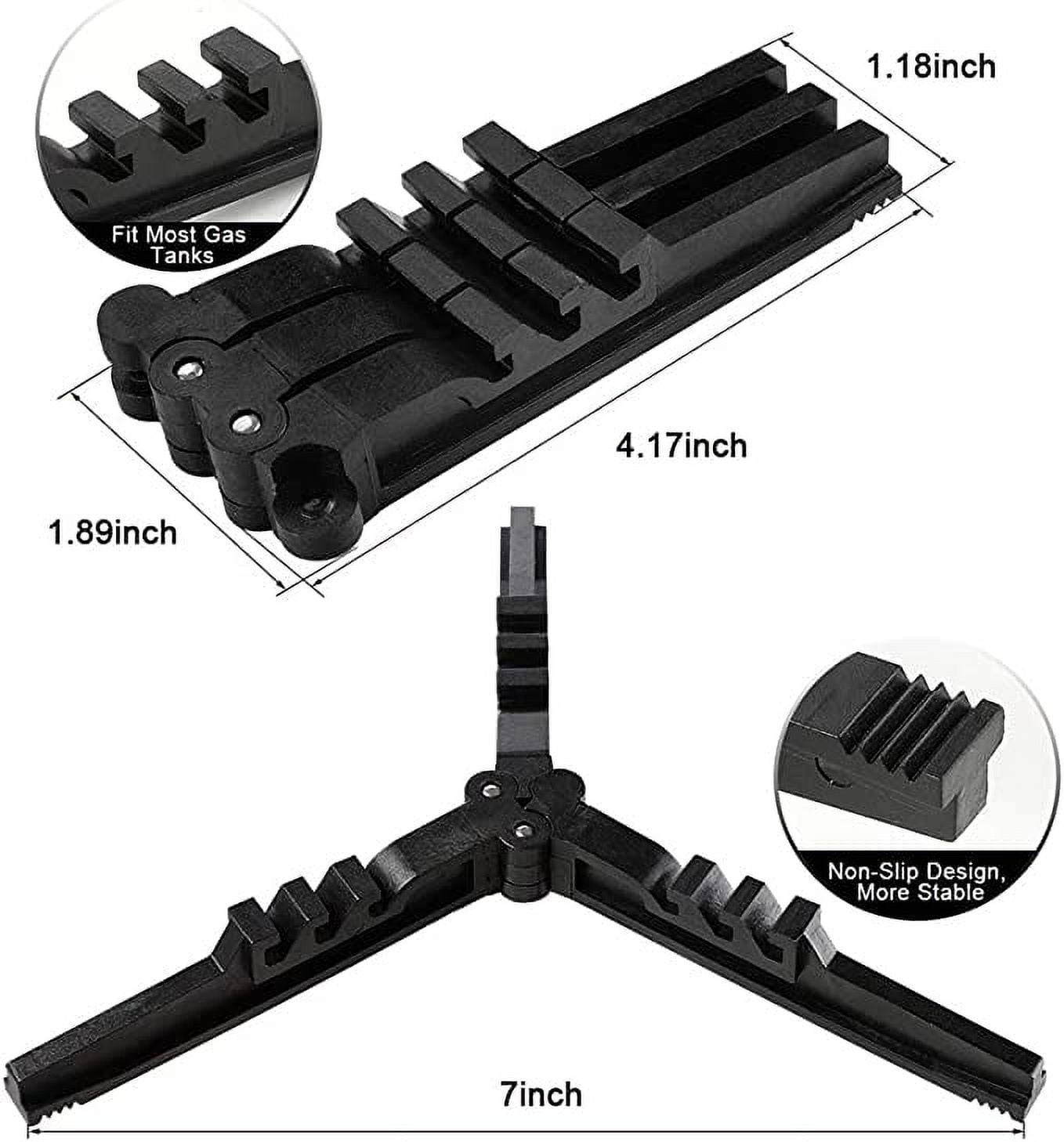 Folding Universal Fuel Can Canister Stand, Tripod Stabilizer for ...