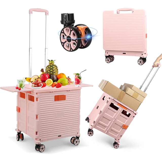 Walmart Folding Utility Cart, Portable Rolling Handcart, Heavy Duty for ...