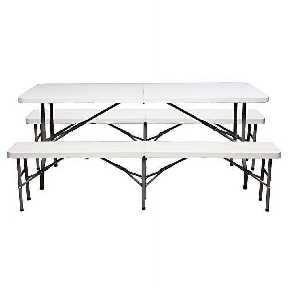 Folding Utility Table,Indoor Outdoor Heavy Duty Portable Folding ...