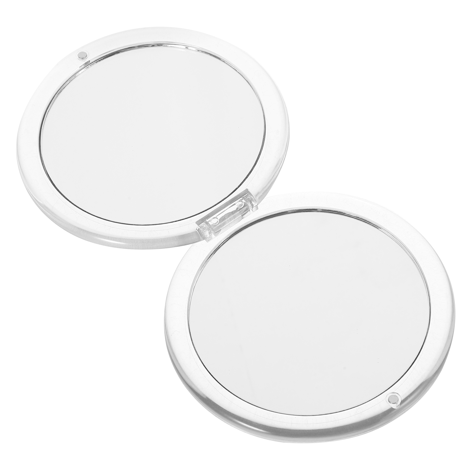 MLINS Portable Mini Pocket Makeup Compact Mirror Round Folding Mirror ...