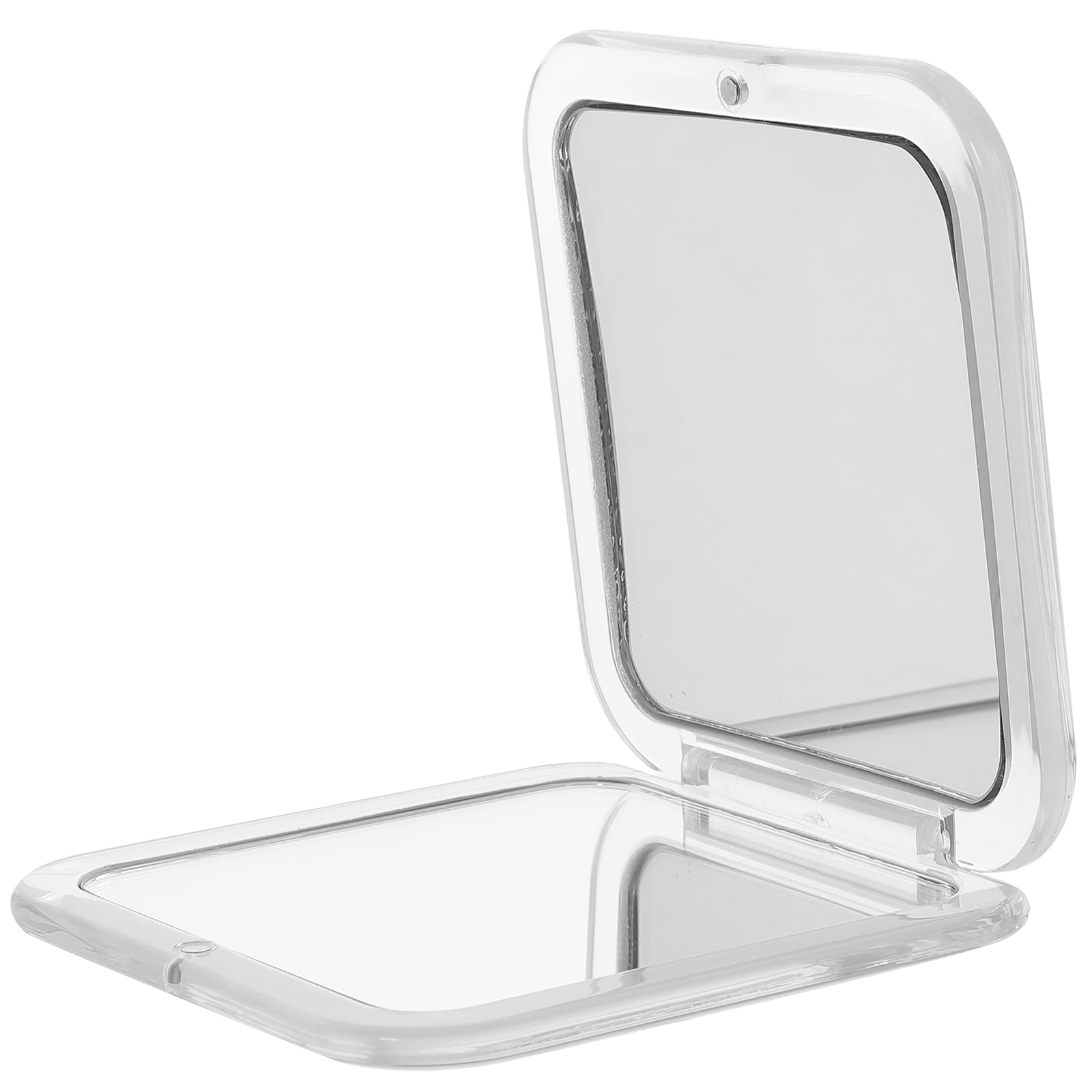 MERRYHAPY Travel Compact Mirror Square Foldable Design 1Set Glass ...