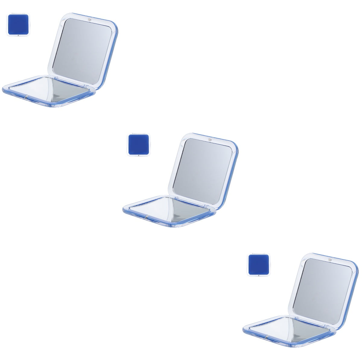 Folding Vanity Mirror Portable Mirrors Cosmetic Purse Compact Bulk ...