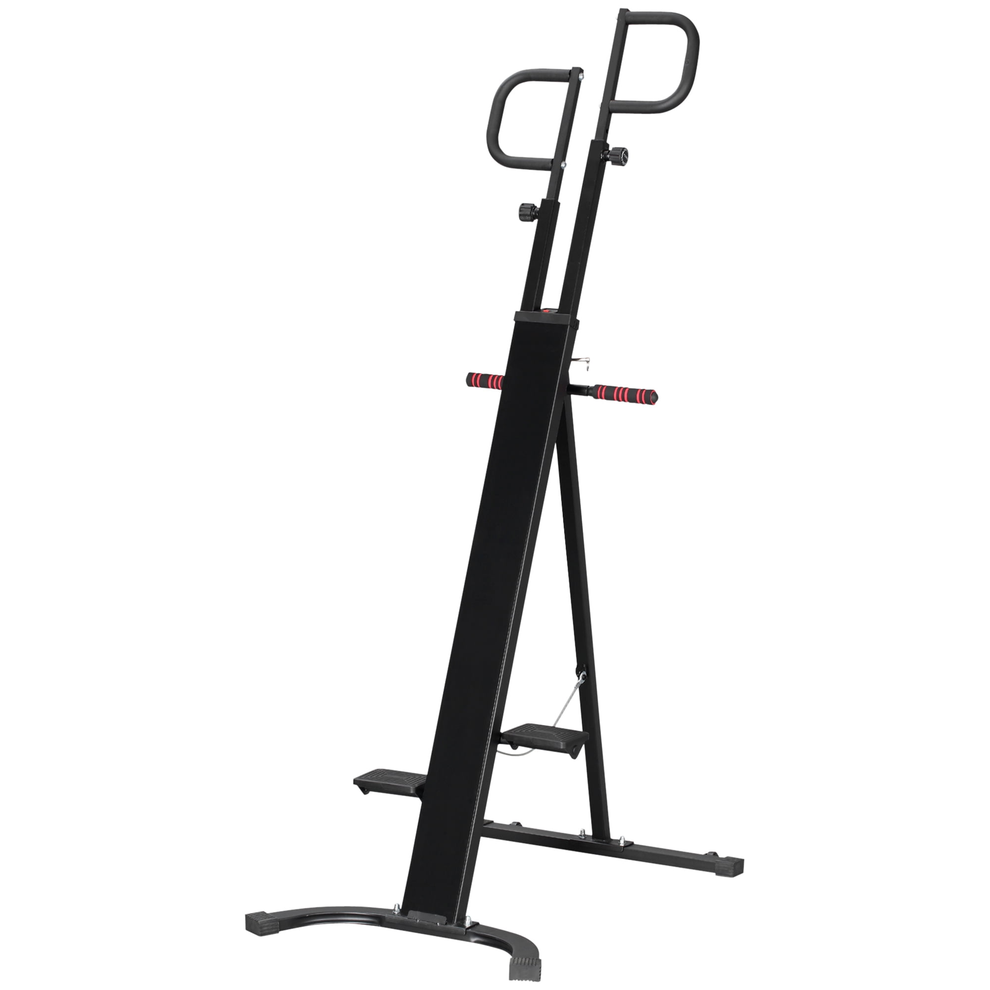 Folding Vertical Climber Exercise Machine, Height Adjustable Climbing ...