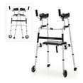 Folding Walker for Seniors, Lightweight Standard Walker with Seat and ...
