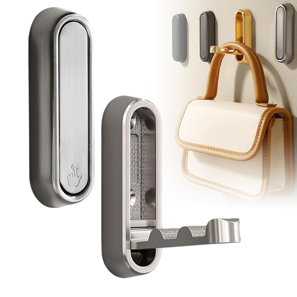Folding Wall Hook, 2025 New Flip Down Hook Folding Heavy-Duty Coat ...