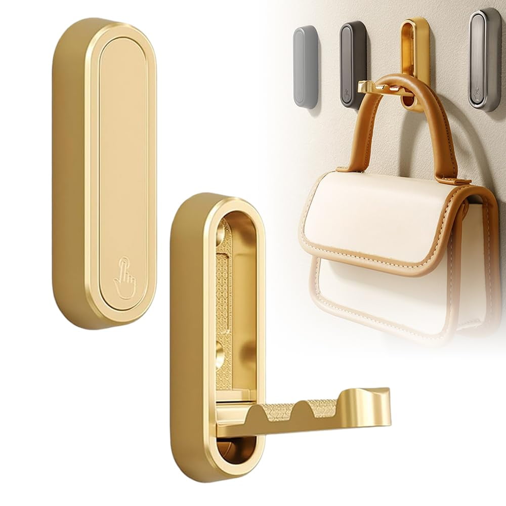 Folding Wall Hook, 2025 New Flip Down Hook Folding Heavy-Duty Coat ...