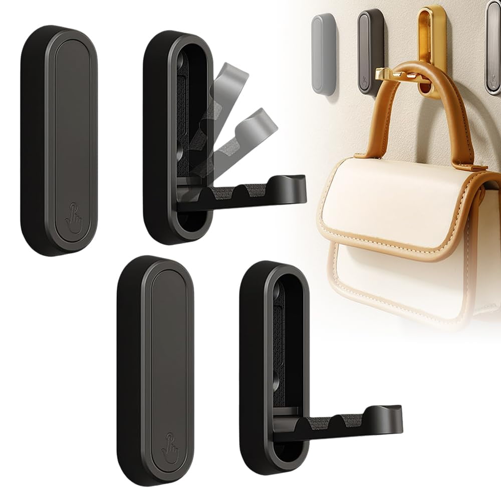 Folding Wall Hook, 2025 New Flip Down Hook Folding Heavy-Duty Coat Hooks Wall, Minimalist Style ...