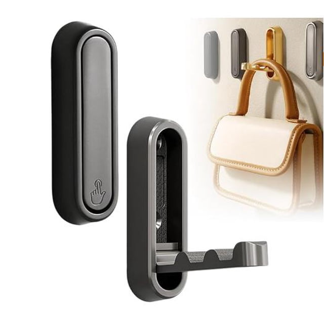 Folding Wall Hook, 2025 New Flip Down Hook Folding Heavy-Duty Coat ...