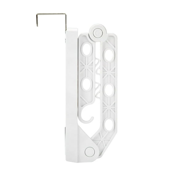 Folding Wall-Mounted Drying Rack | 5-Hole Plastic Hanger Organizer ...