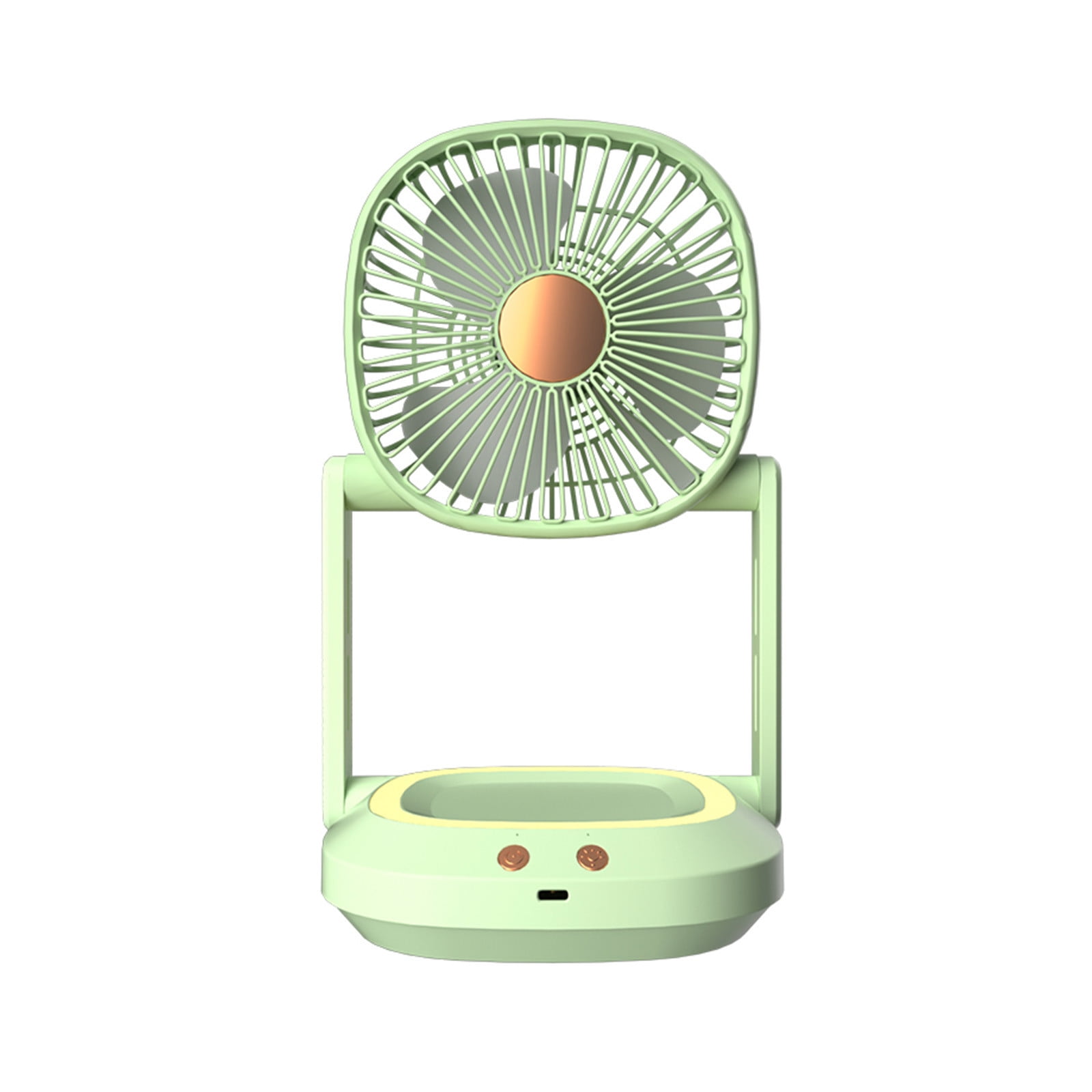 Folding Wall Mounted Small Fan With Light Green Design 3 Speed Wind ...