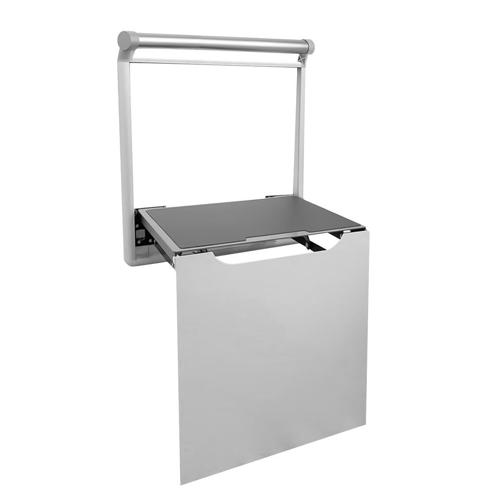 TOHU Folding Wall Mounted Stool - Space Saving Shower Seat with ...