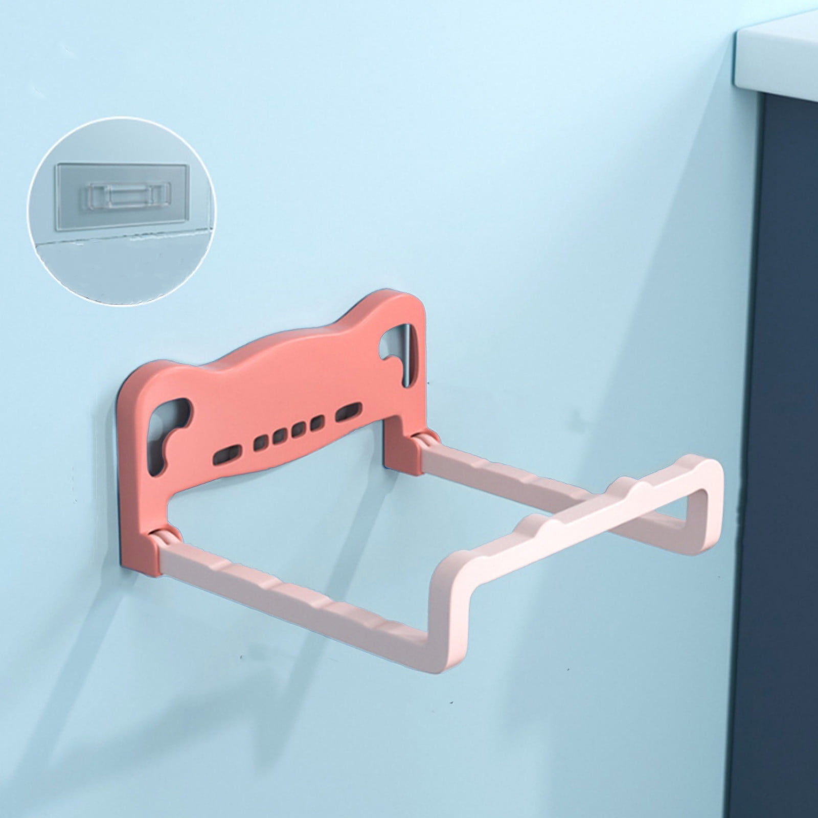 Folding Wall Mounted Washstand Rack | Adjustable Telescopic Basin ...