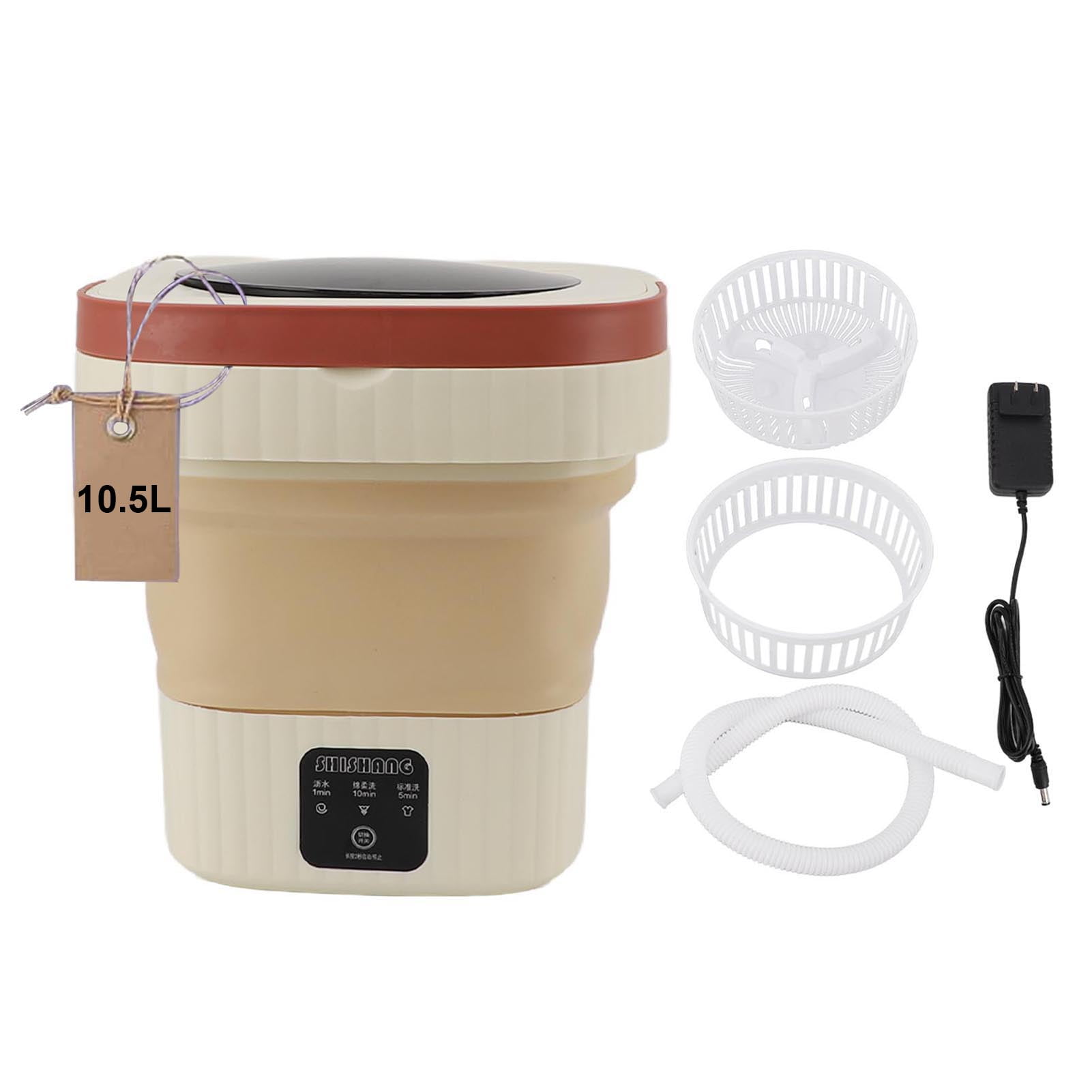 Folding Washing Machine 10.5L Full Automatic Portable Plug in Mini ...