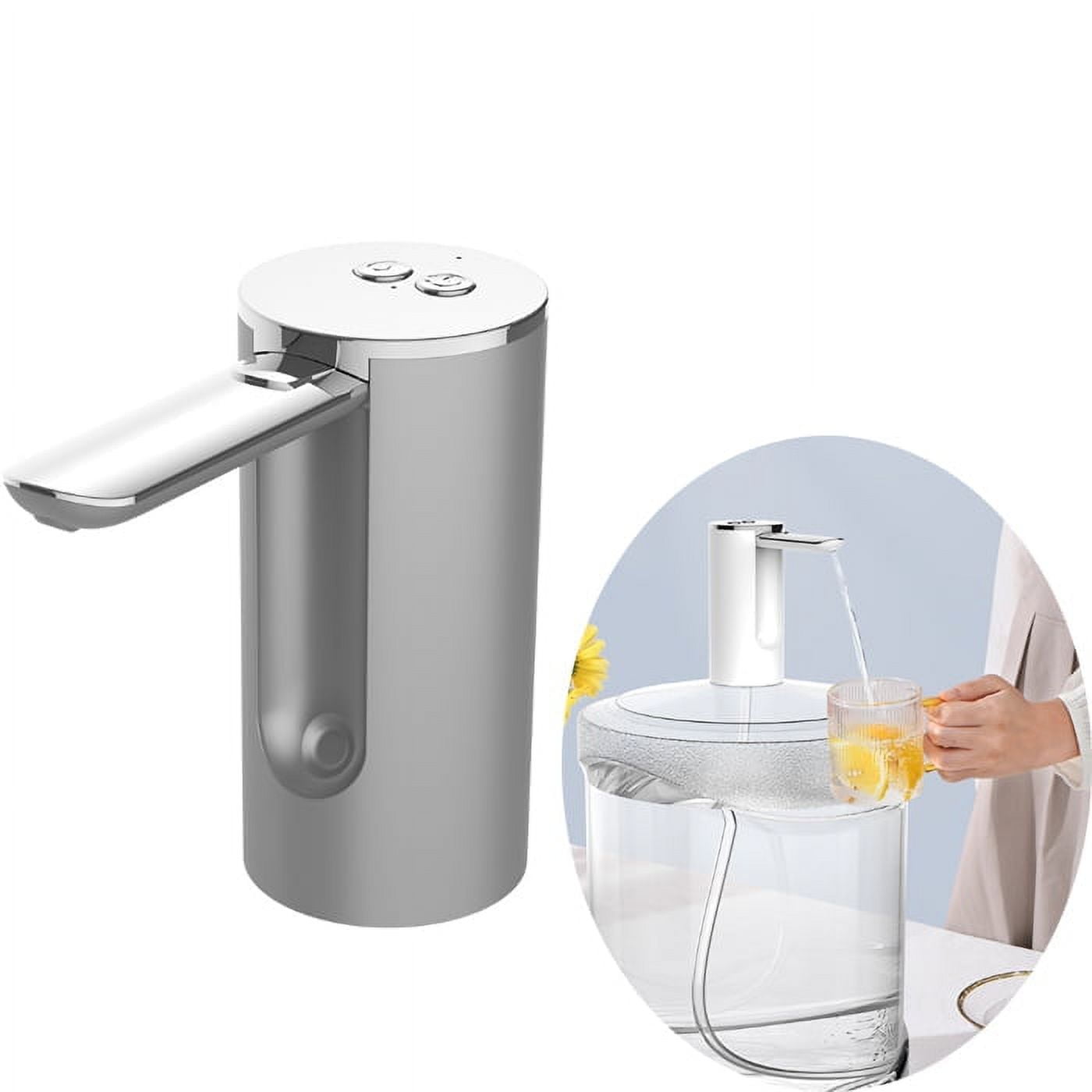 Folding Water Dispenser Pump Rechargeable, Water Dispenser for 0.6L ...