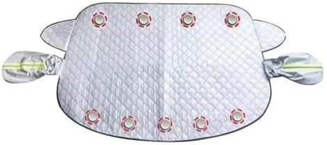 Folding Windshield Snow Cover and Sun Shield, Fits Small Sedans Mini ...