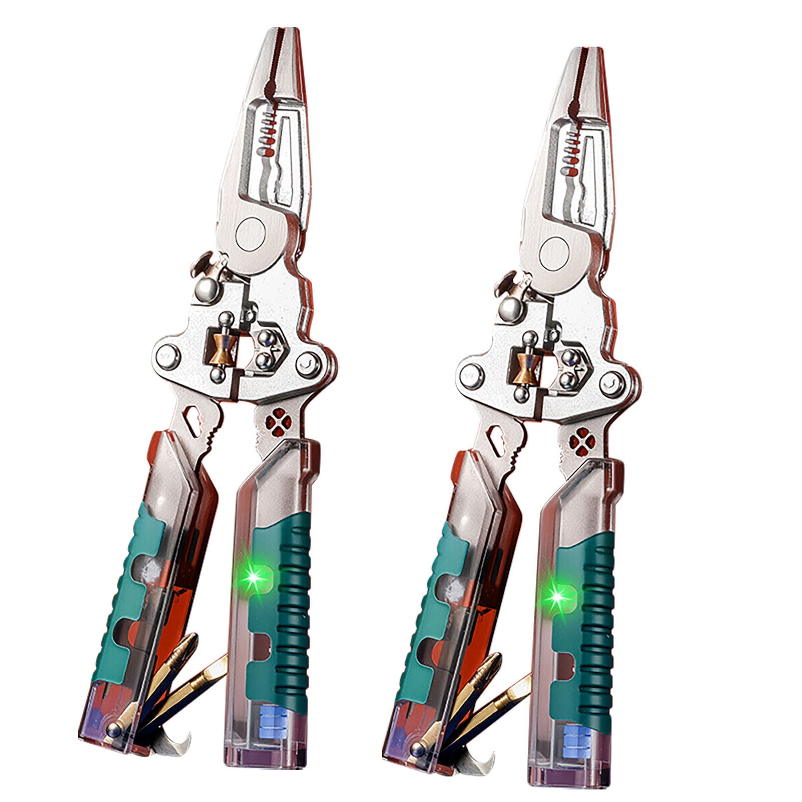 Folding Wire Stripper Pliers Electrical Pliers Wire Stripper Cutter ...
