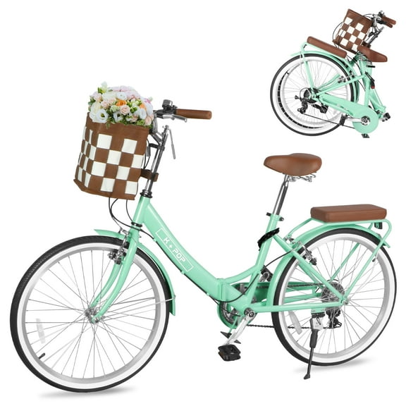 7 Speed, Steel Frame, Multiple Colors 24 Inch Ladies Bicycle - Walmart.com