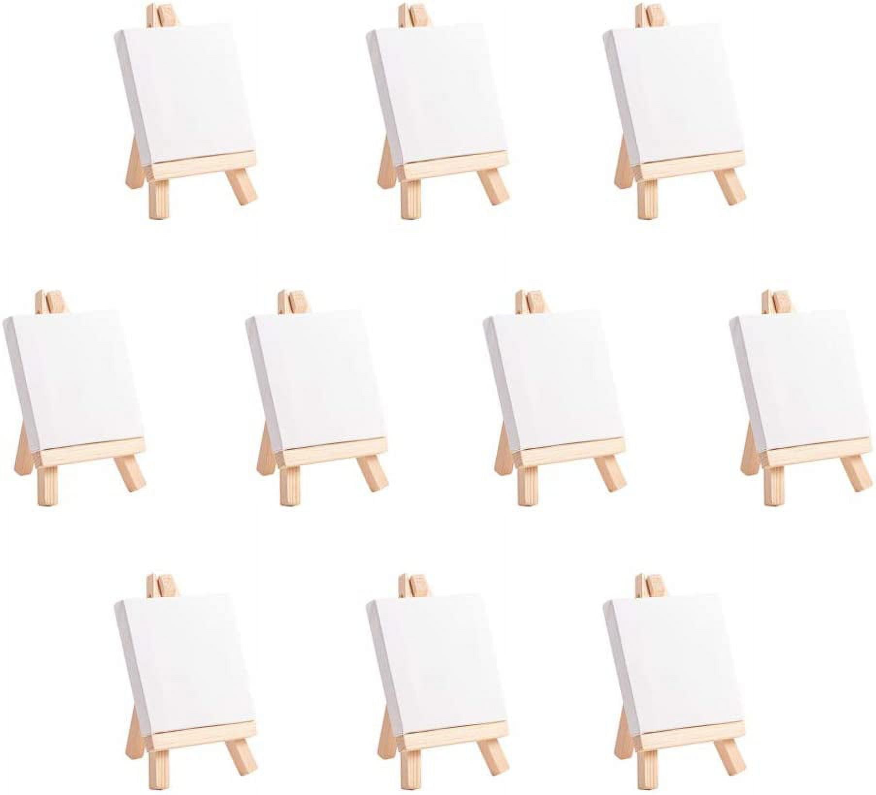 Folding Wooden Easel Sketchpad Settings Learning Education Toys White 12x7x1.6cm 7.2x7.2x1.1cm ...