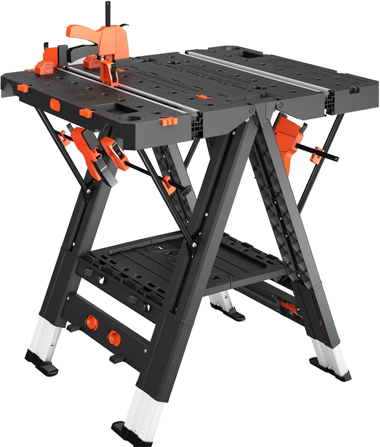 Folding Workbench,2-in-1 Waterproof Portable Folding Work Table,31" W x ...