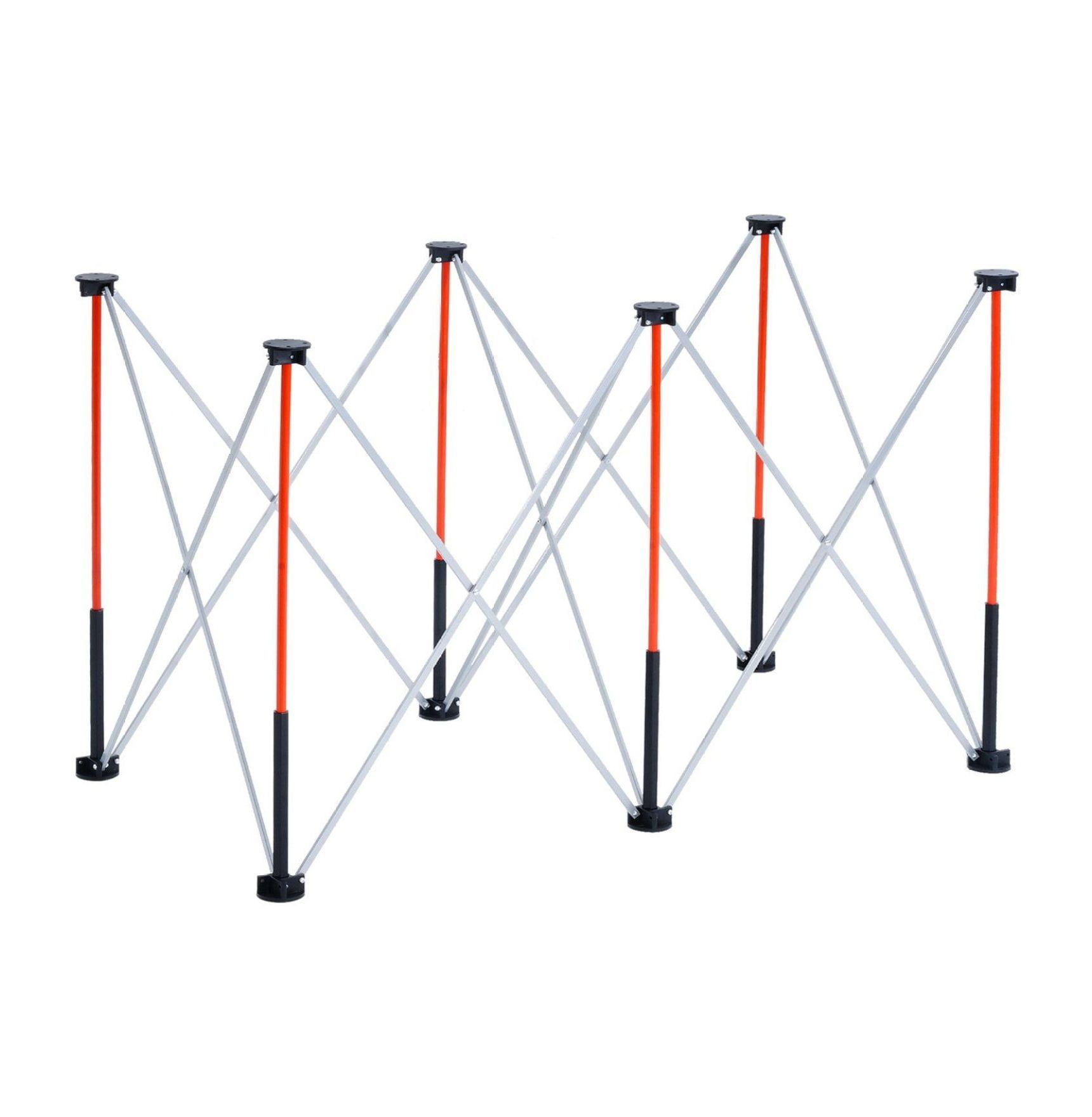 Folding Workstand 4.15x2.18ft - 2500lbs Capacity Portable Workbench ...