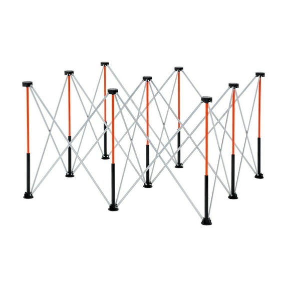 Folding Workstand 4.15x4.15ft, 3500lbs Capacity - Portable Collapsible ...